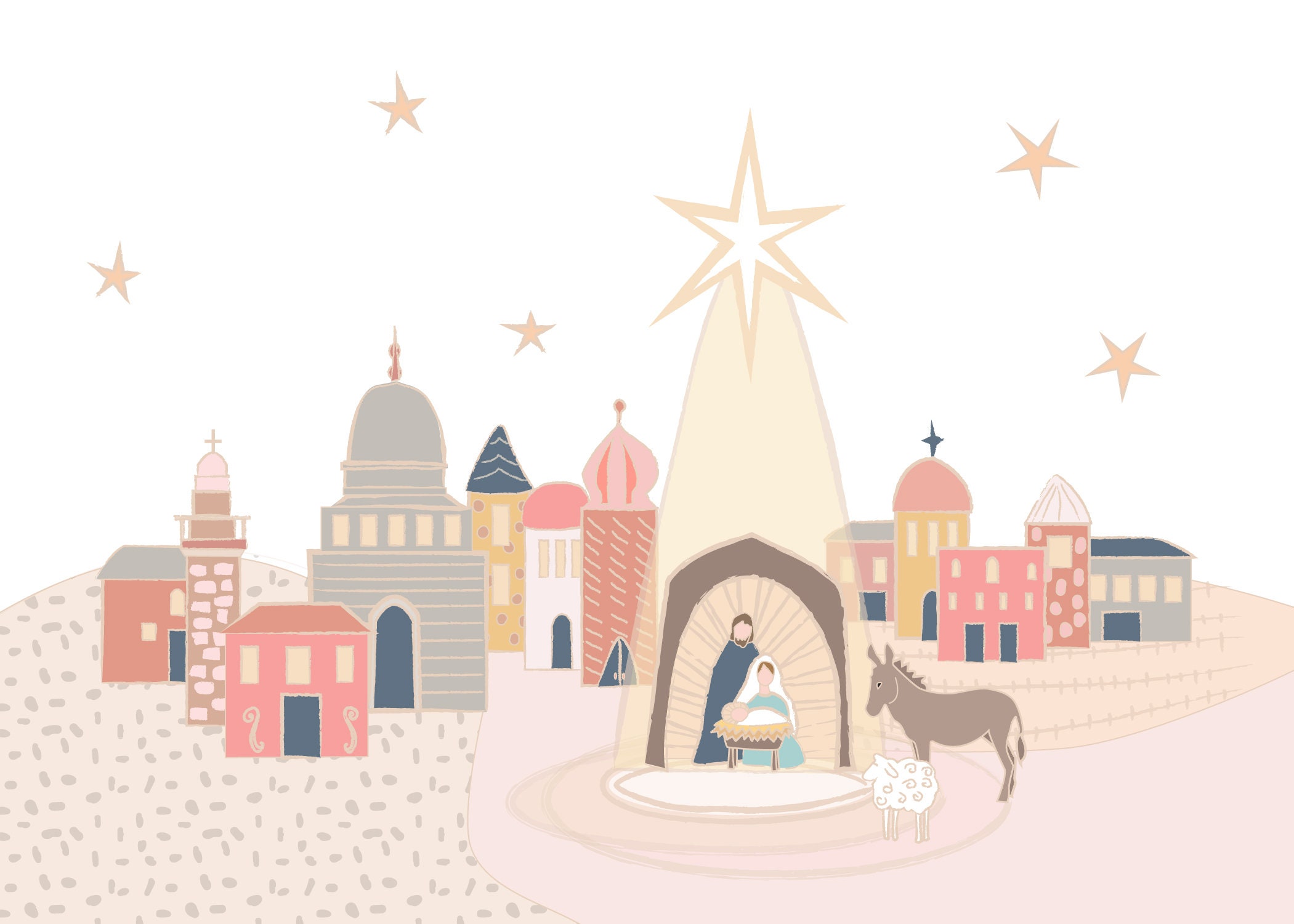 Jesus Born In Bethlehem Clipart Flowers