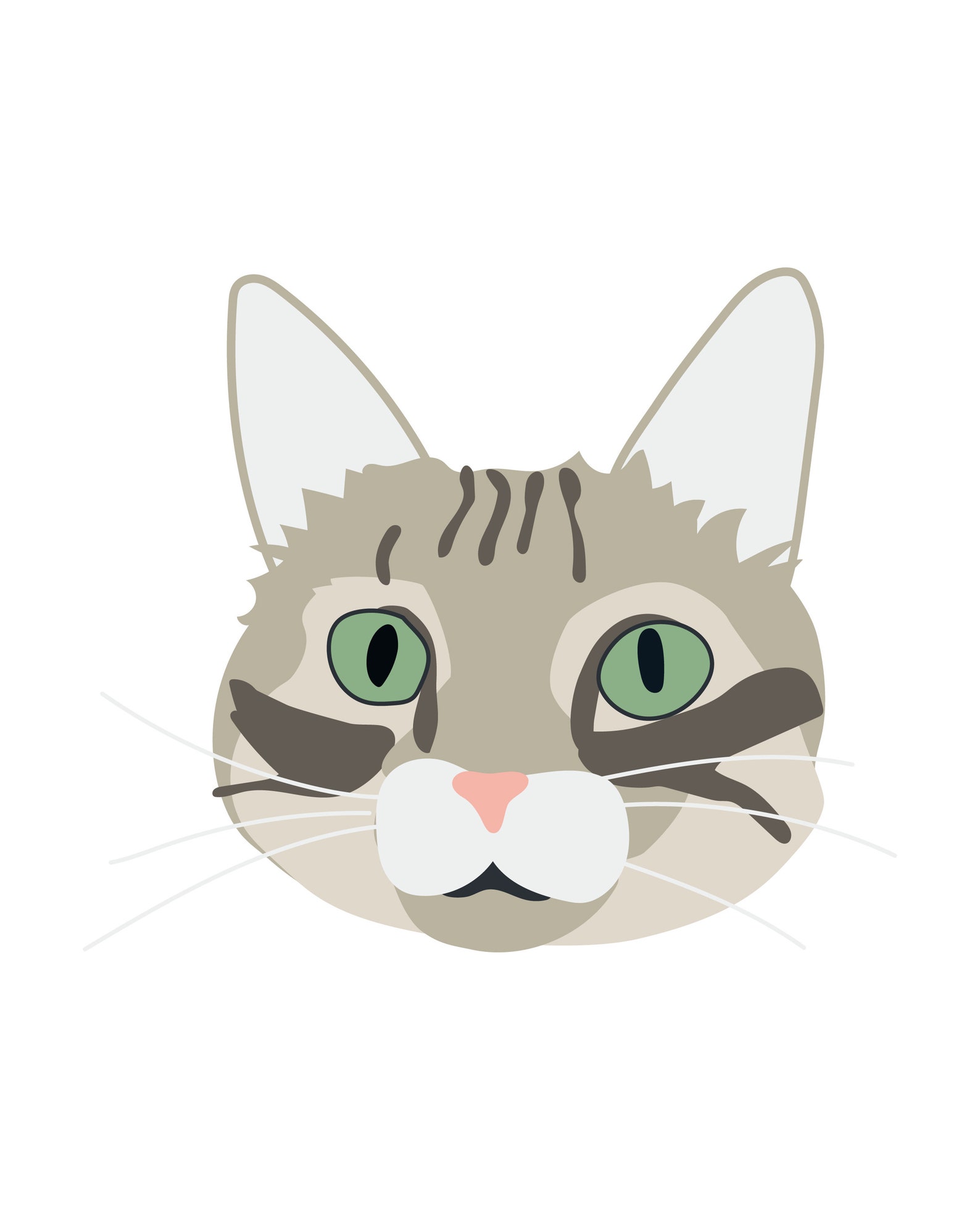 New Kitty Cat Faces 2.0 Wall Art for Children's Rooms or - Etsy