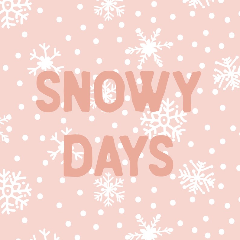 Snowy Day | Etsy