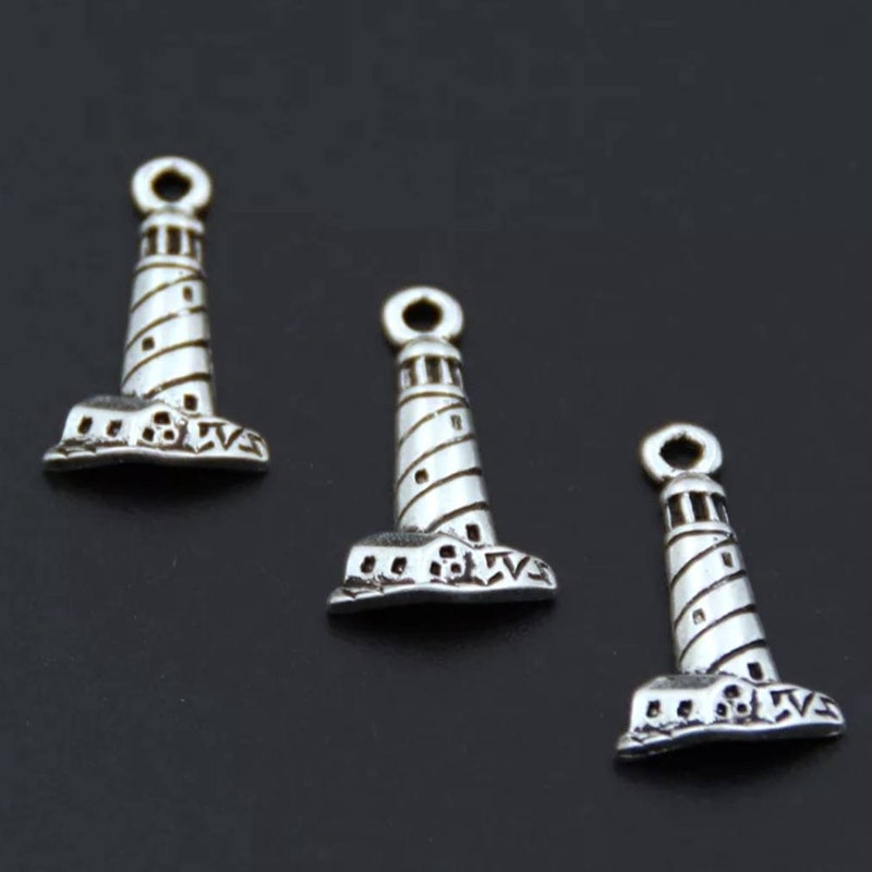 Lighthouse Charm - Etsy