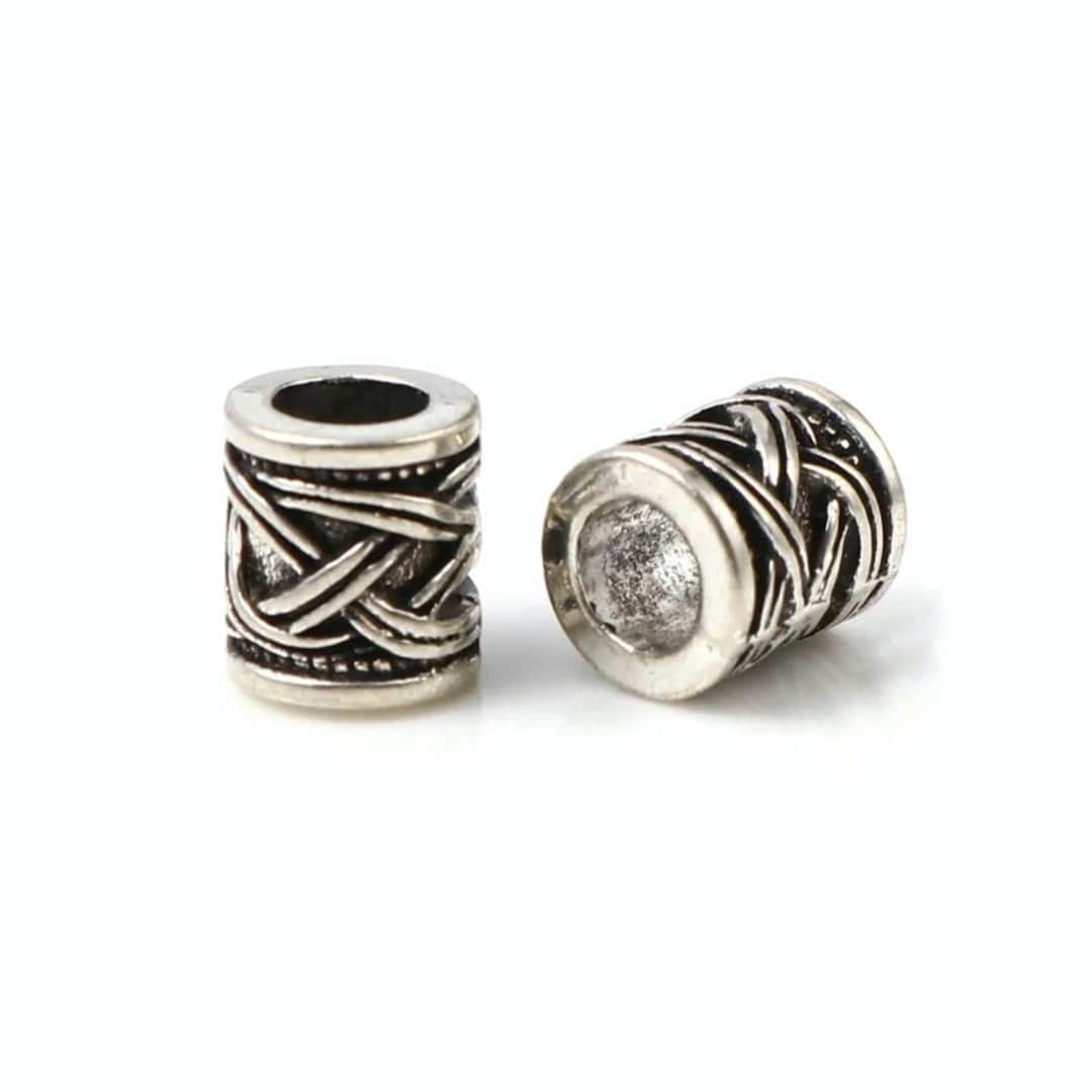 Lovely Woven Tube Spacer Beads Antique Silver Celtic Knot Beads Eternal ...