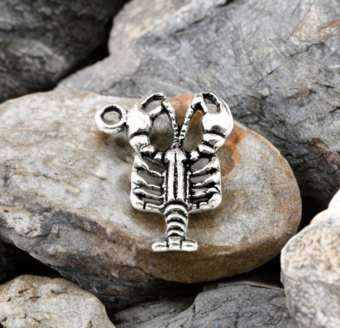 Lobster Charms Sea Life Charms Maine Charms Crawfish Charms Jewelry ...