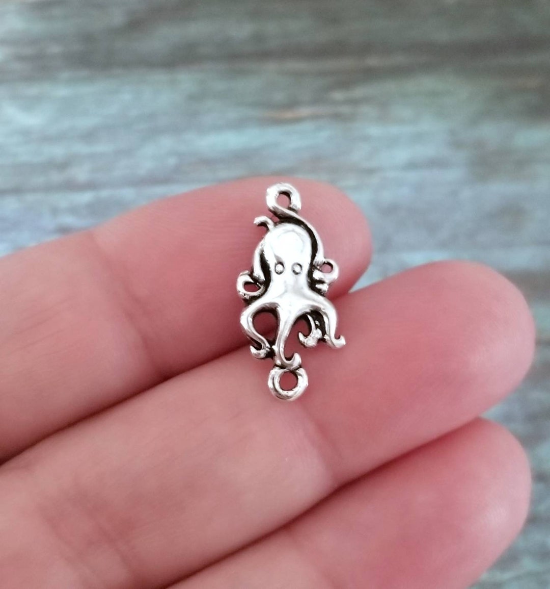 Mini Octopus Connectors Adorable Little Octopus Charms Beach Jewelry ...