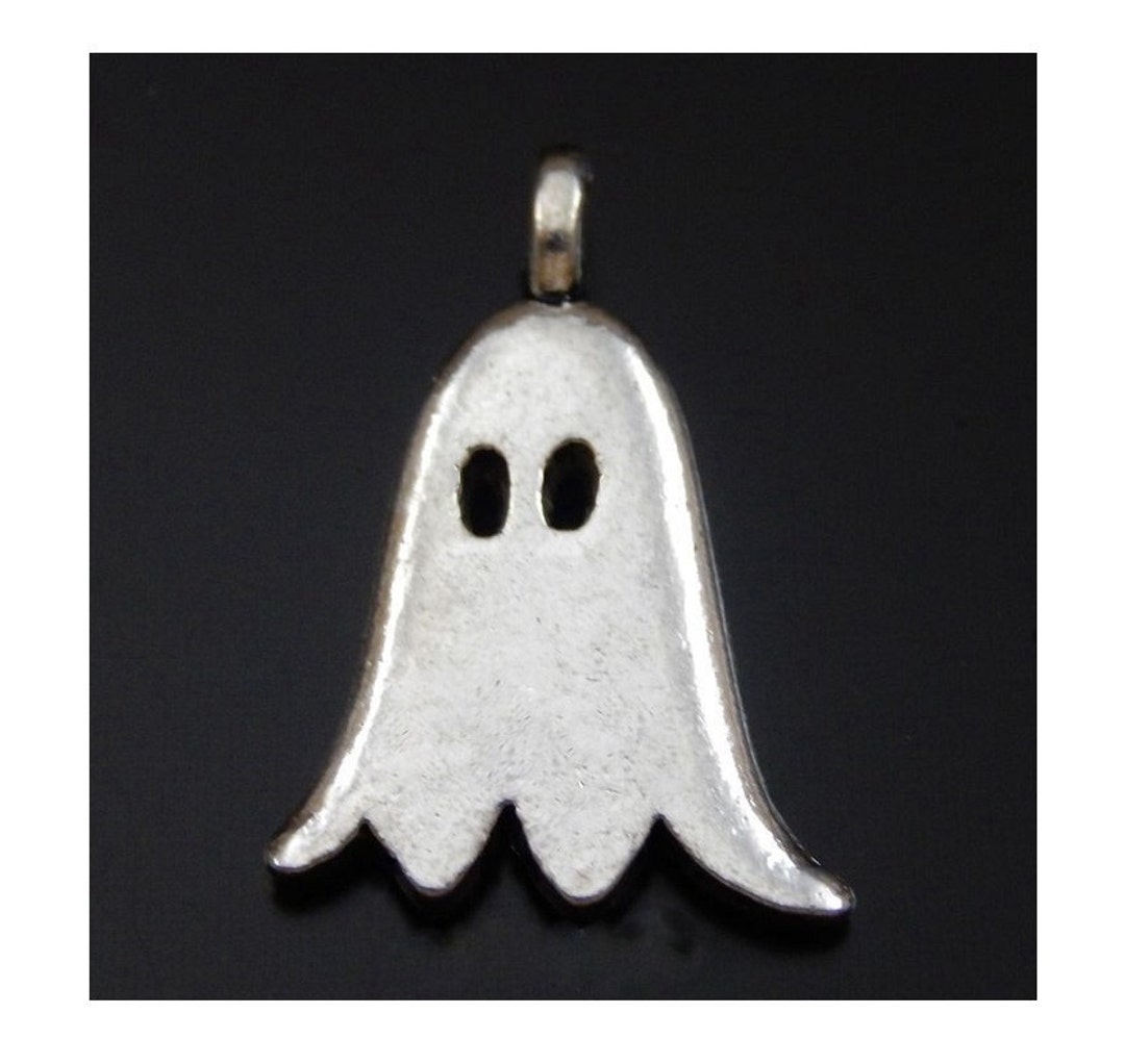 10 GHOST Charms Little Haunts Halloween Charms Distressed Antique ...