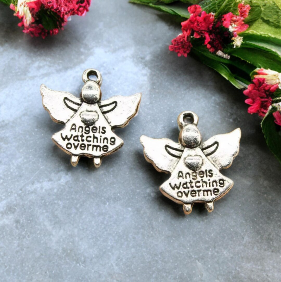 Angels Watching Over Me Charms Angel Charms Protection Charms Religious ...