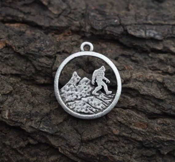 Bigfoot Charms Bigfoot Pendants Mountain Charms Camping Charms - Etsy