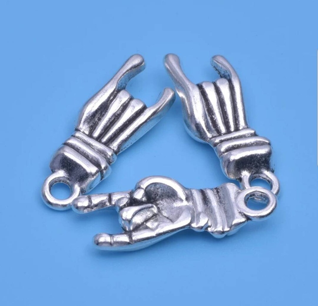 Hand Charms Sign of Horns Protection From Sickness or Bad Luck ...