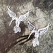 Large Hummingbird Connectors Pendants Beautiful Light Silver Tone Birds ...
