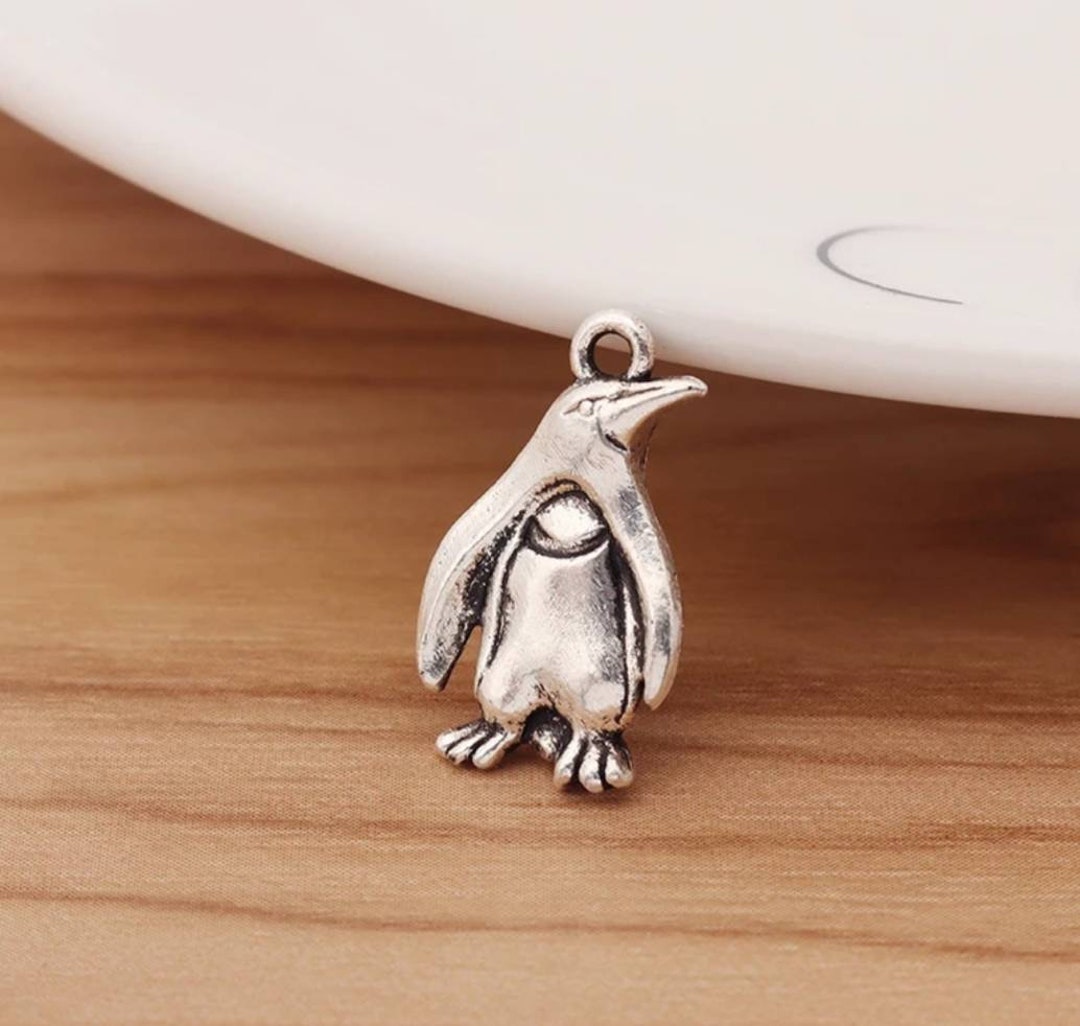 Adorable Penguin Charms Arctic Bird Charms Silver Penguin Charms ...