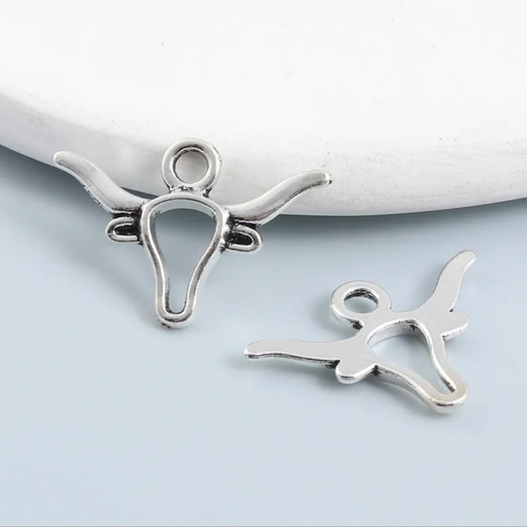 Longhorn Charms Bull Charms Cattle Charms Southwest Charms Western ...