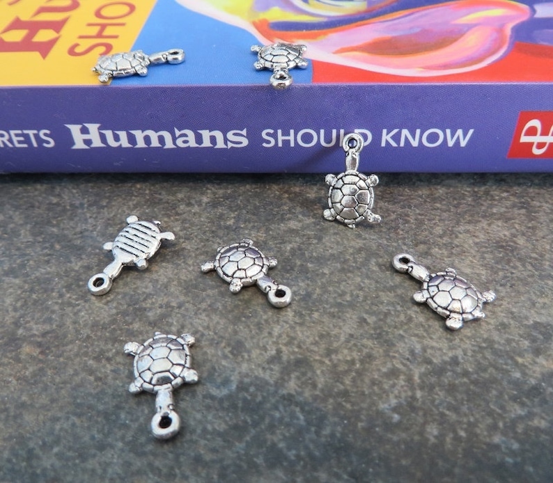 50 Tiny Turtle Charms Cute Mini Turtles Bulk Jewelry Supplies - Etsy