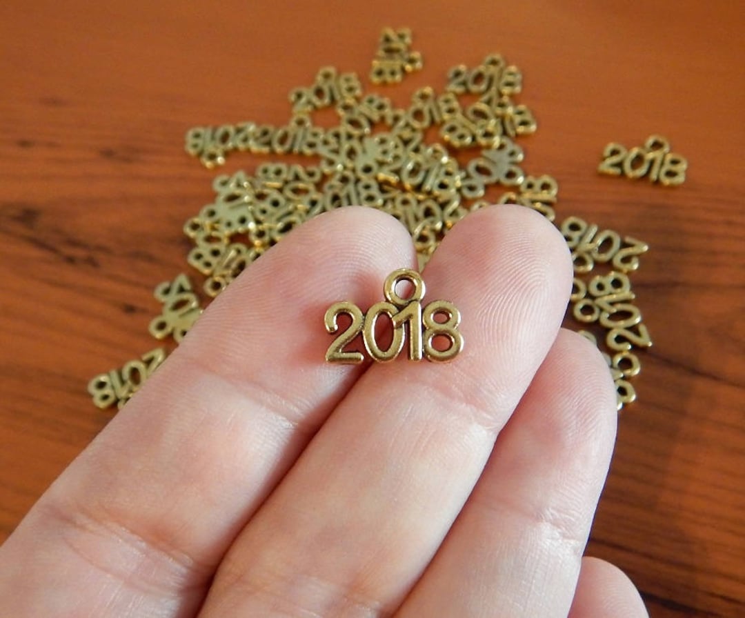 SALE 2018 Charms Year Charms, Graduation Charms, Christmas Charms ...