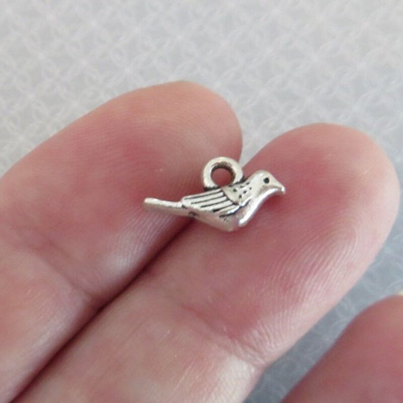 Bird Charm - Etsy