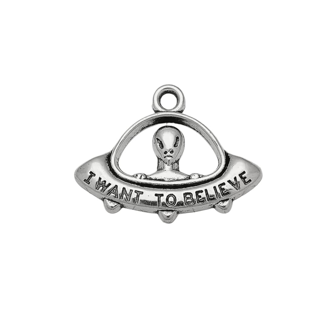 UFO Pendants Alien Charms UFO Pendants I Want to Believe is Anyone Out ...