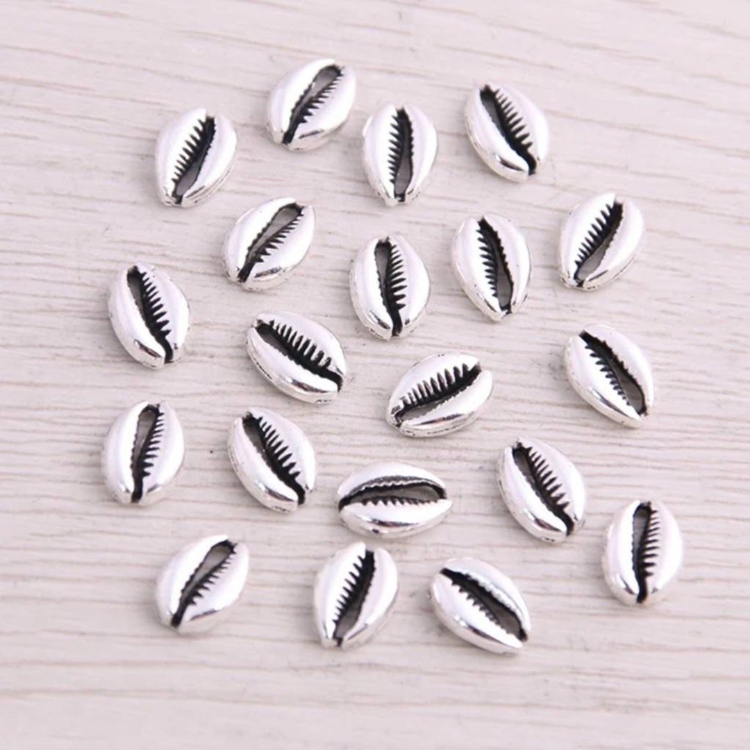 Tiny Cowrie Shell Charms Mini Sea Shell Charms Cowry Shell Charms Beach ...