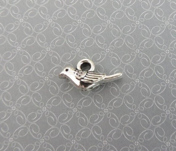 Mini Bird Charms so Sweet Little 3D Tiny Song Birds Mini Charms Jewelry ...