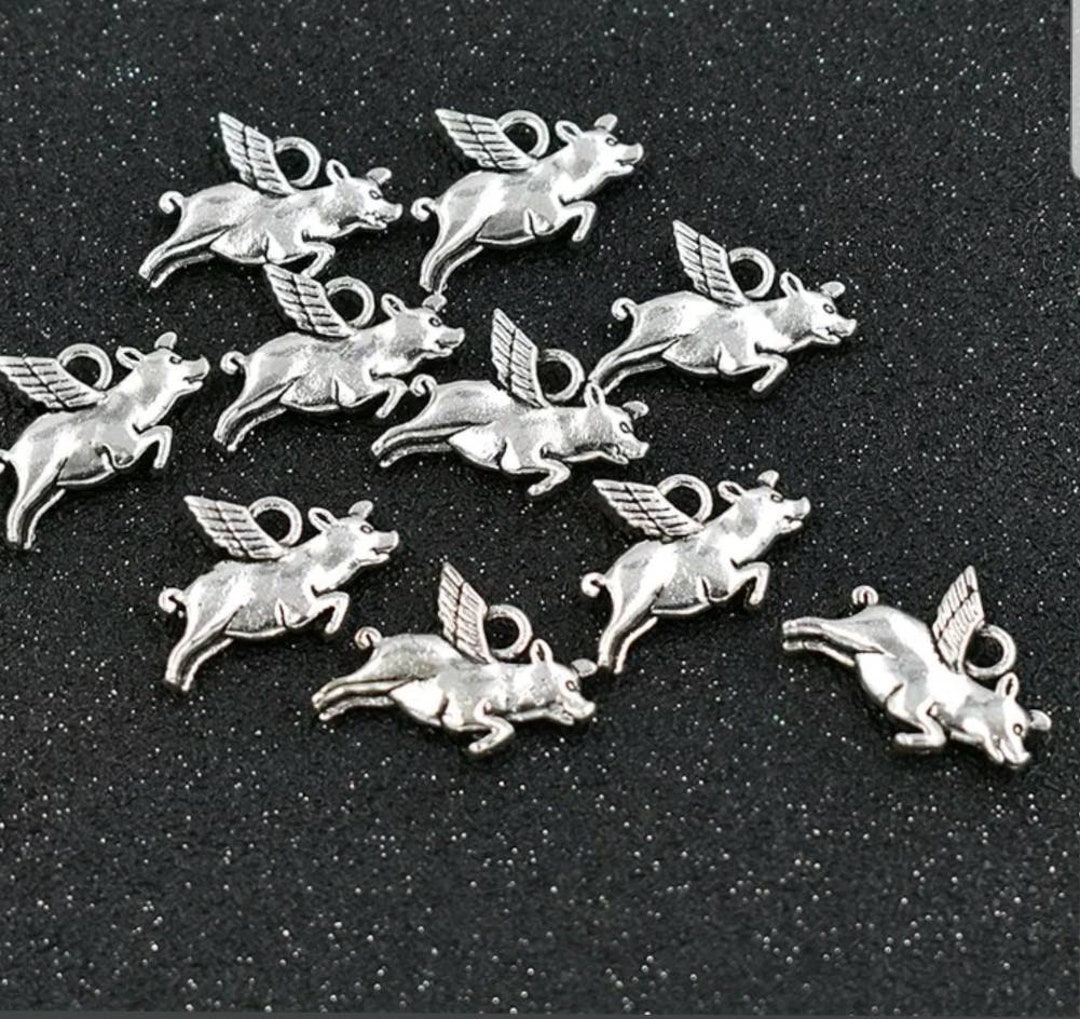 Flying Pig Charms When Pigs Fly Accomplished the Impossible Well ...