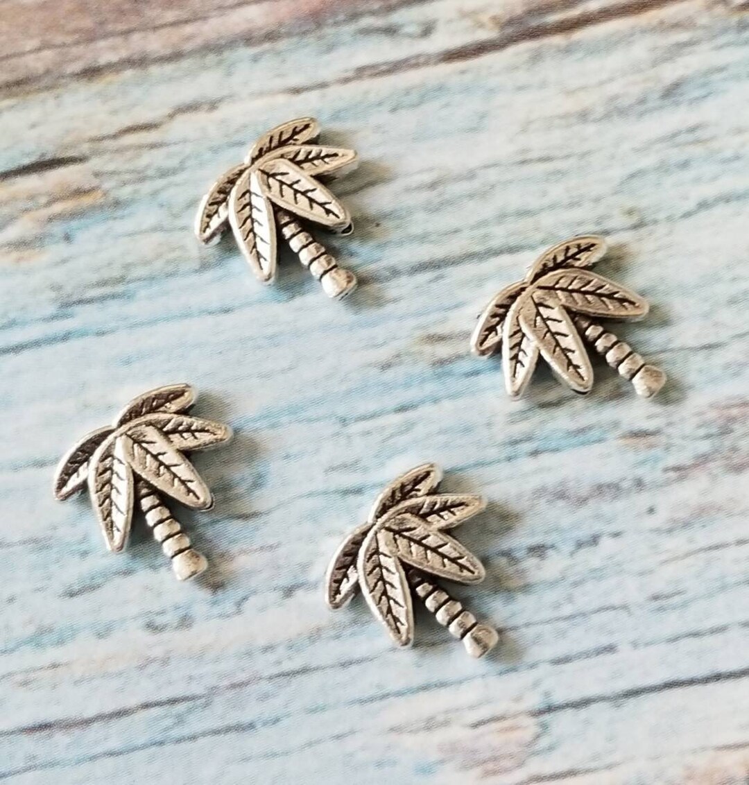 Palm Tree Spacer Beads Coconut Tropical Beach Well Crafted Beading ...
