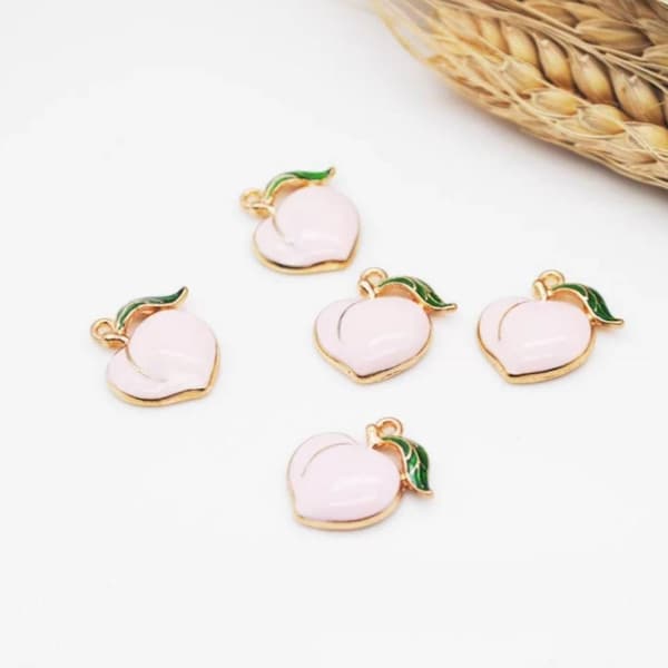 Peach Charms - Etsy