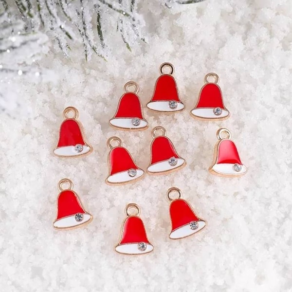 Tiny Bell Charm - Etsy