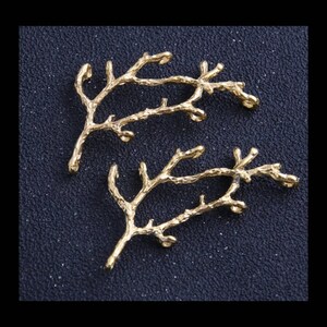 2 Large Branch Connectors Assortment Pendants Charms Findings Bronze ...