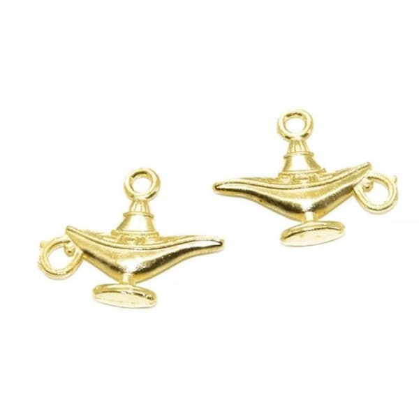 Genie Lamp Charm - Etsy
