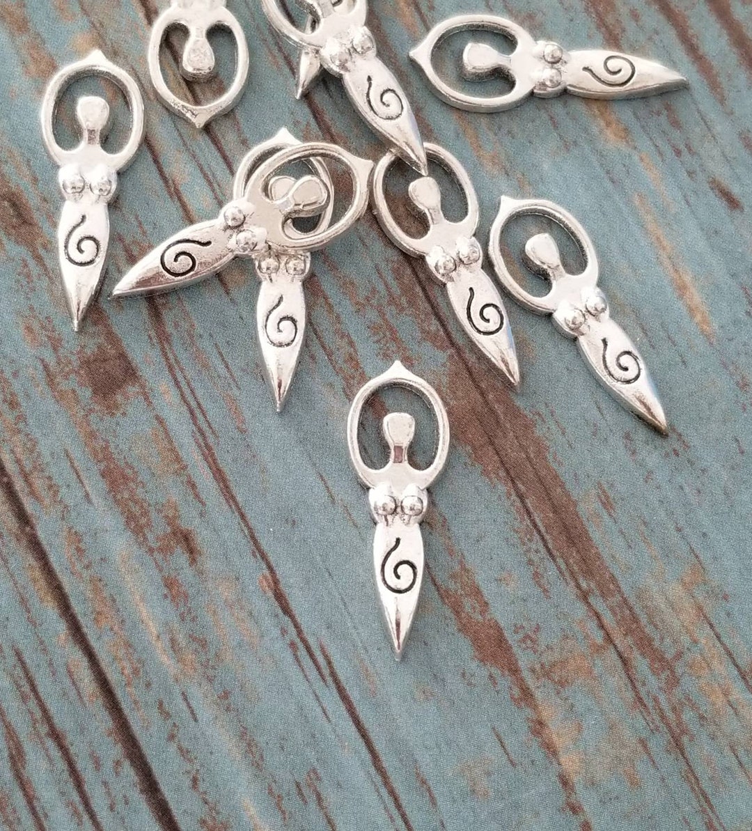 Fertility Goddess Charms Small Fertility Goddess Pendants No Loop ...