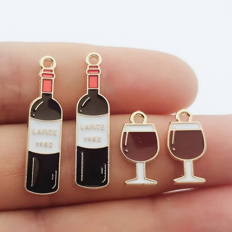 Food Theme Wine Charm - Etsy