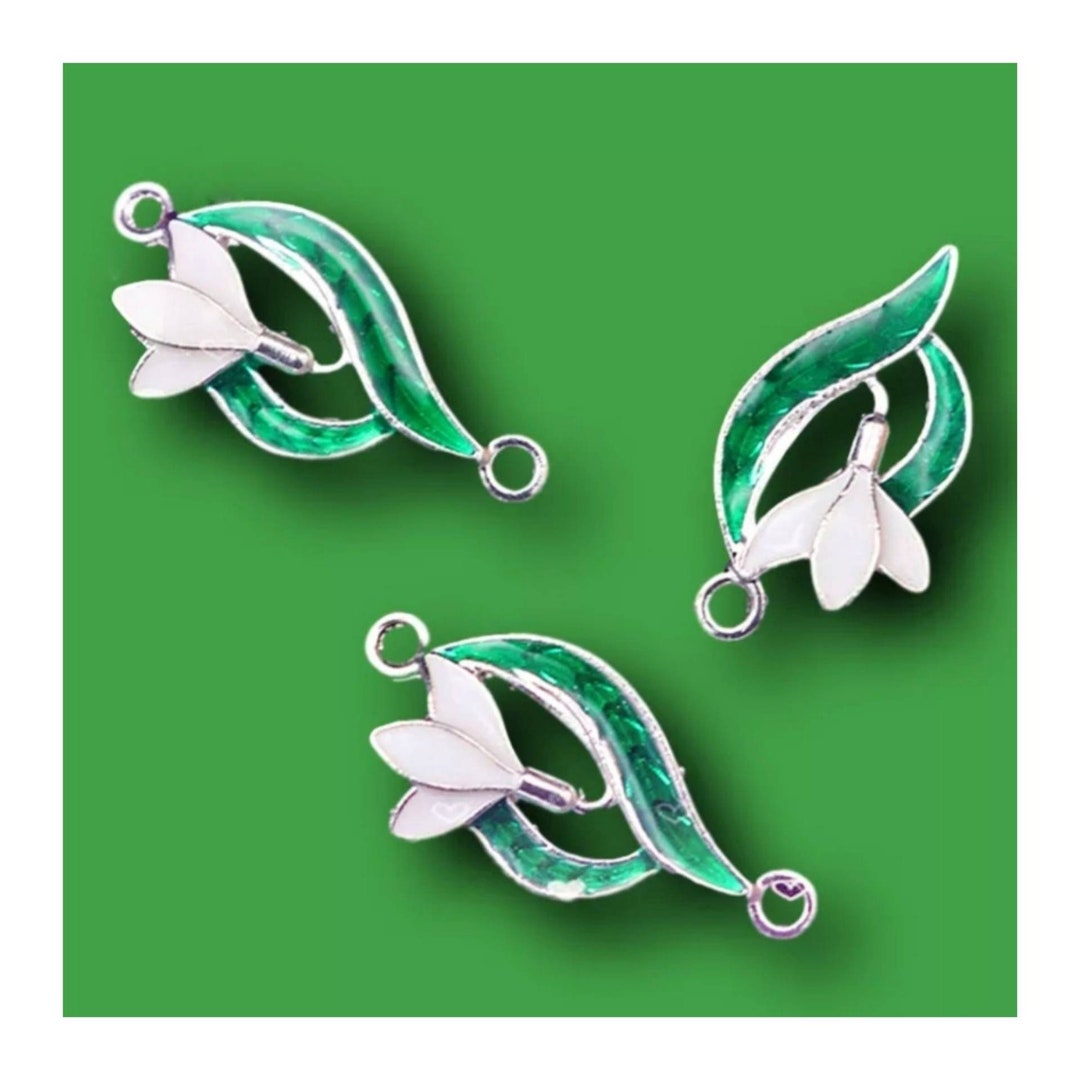 Lovely Flower Connectors Enamel Flower Connectors Flower Bracelet ...