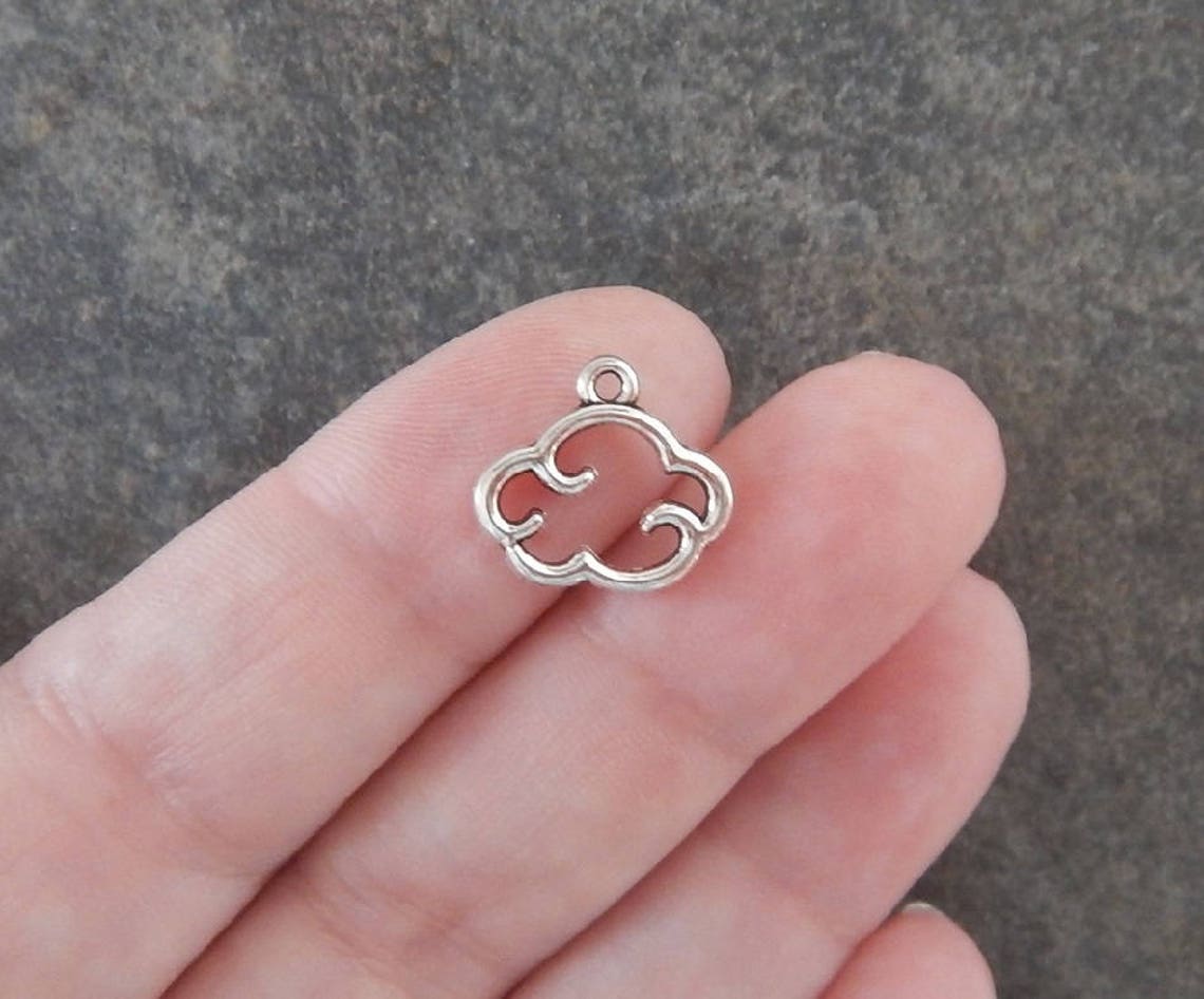 Sun and Cloud Charms Sunshine or Stormy Weather Charm Jewelry | Etsy