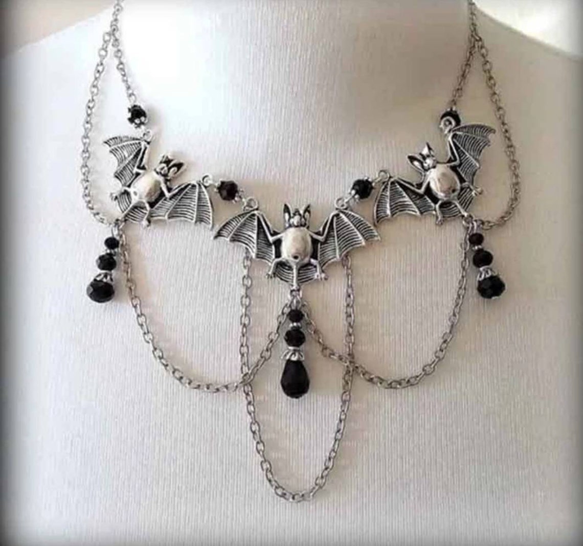 Bat Connectors Large 3 Way Connectors for Halloween Charms | Etsy