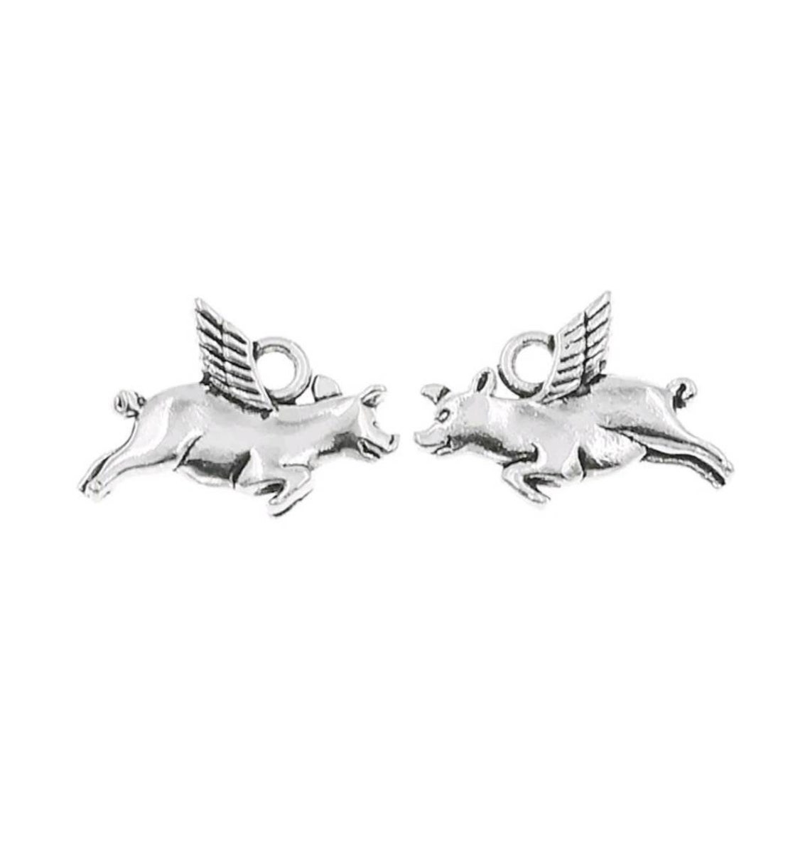 Flying Pig Charms When Pigs Fly Accomplished the Impossible Well ...