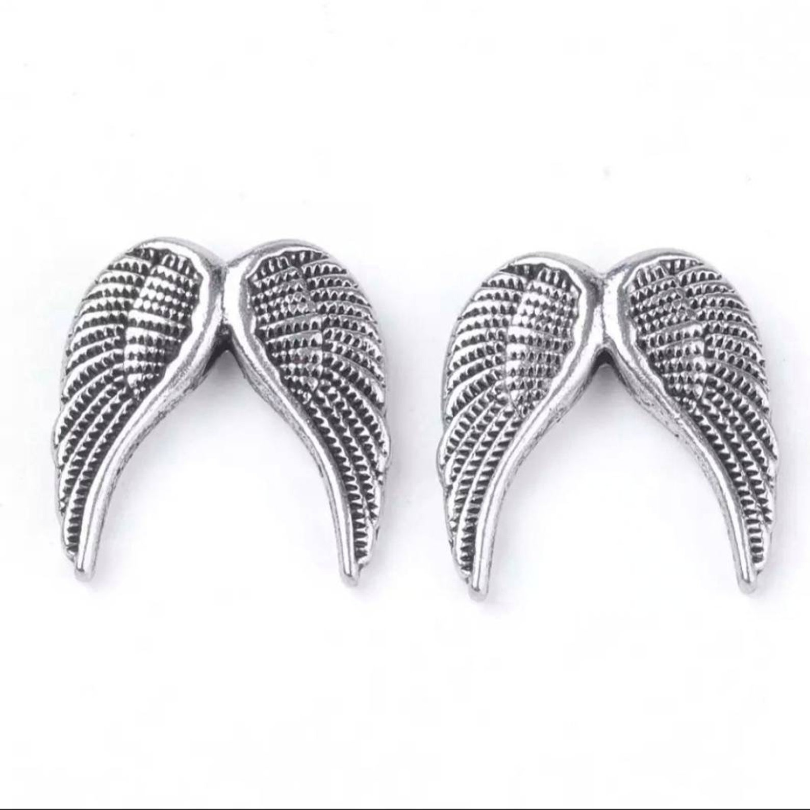 Angel Wing Beads Double Wing Spacer Beads Bracelet Charms - Etsy