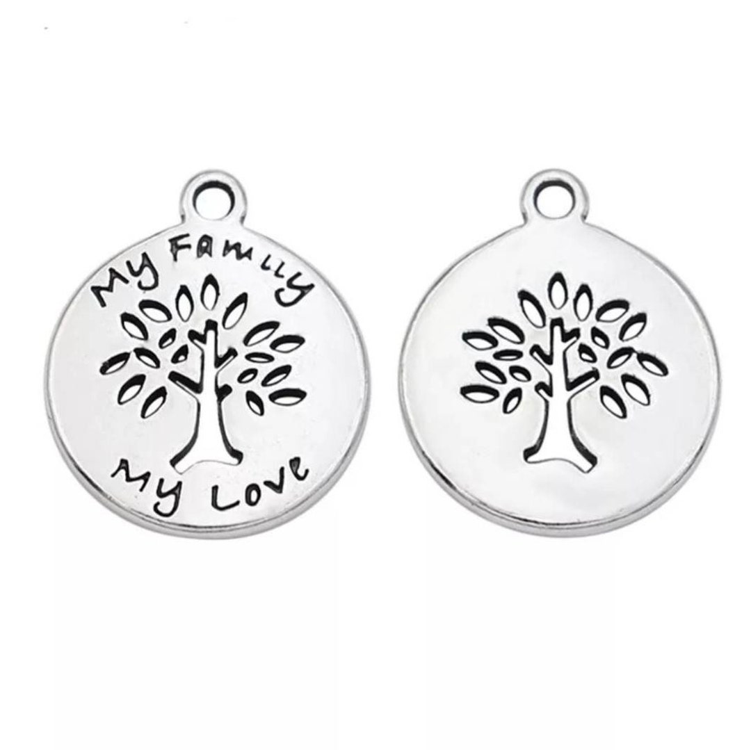 Family Tree Charms Filigree Design Family Charms Love Charms Family ...