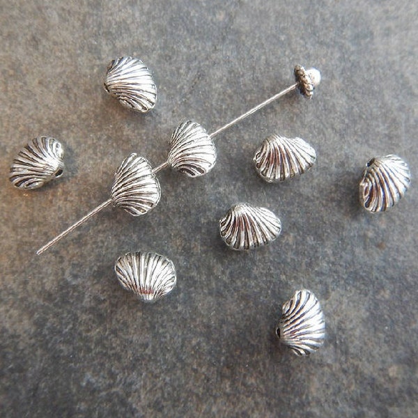 Silver Seashell Bracelet - Etsy