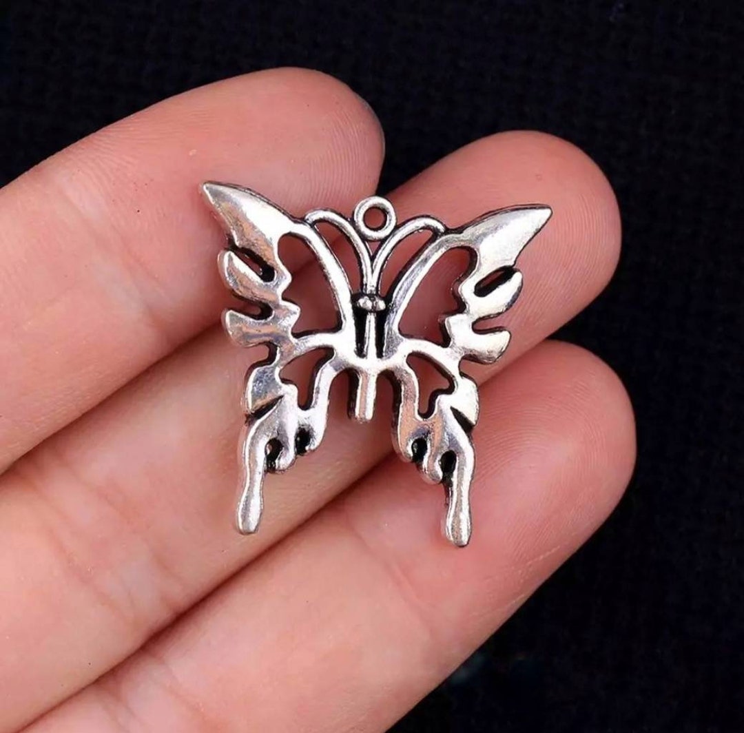 Gorgeous Butterfly Charms Highly Detailed Butterfly Pendants Filigree ...