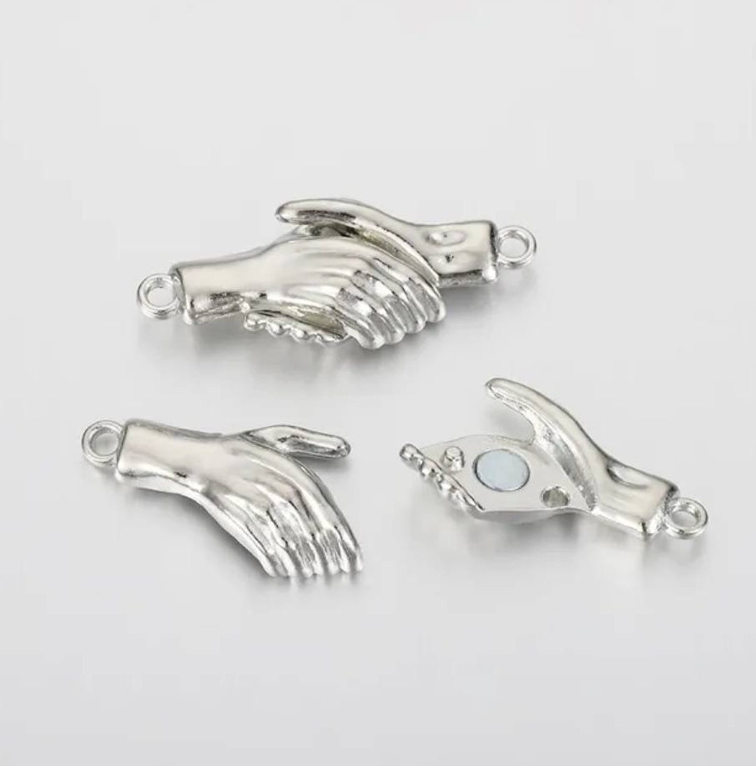 Magnetic Hand Clasps Magnetic Clasps for Bracelets or Necklaces Bright ...