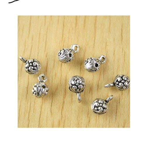 22 Tiny Bead Bails Mini Charm Holders for Beading Jewelry - Etsy