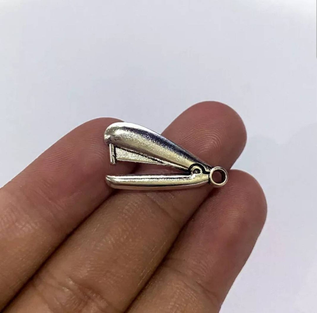 6 Stapler Charms Staples Office Charms Jewelry Supplies 25x13mm - Etsy