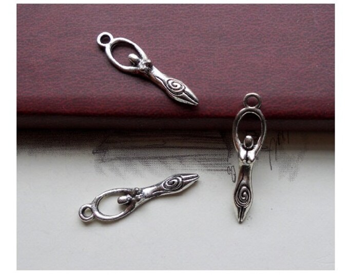 Fertility Goddess Charms, Mother Earth Charms, Pregnancy Charms, Woman ...