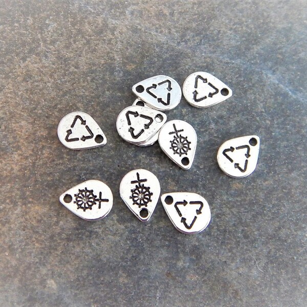Recycle Symbol Charm - Etsy