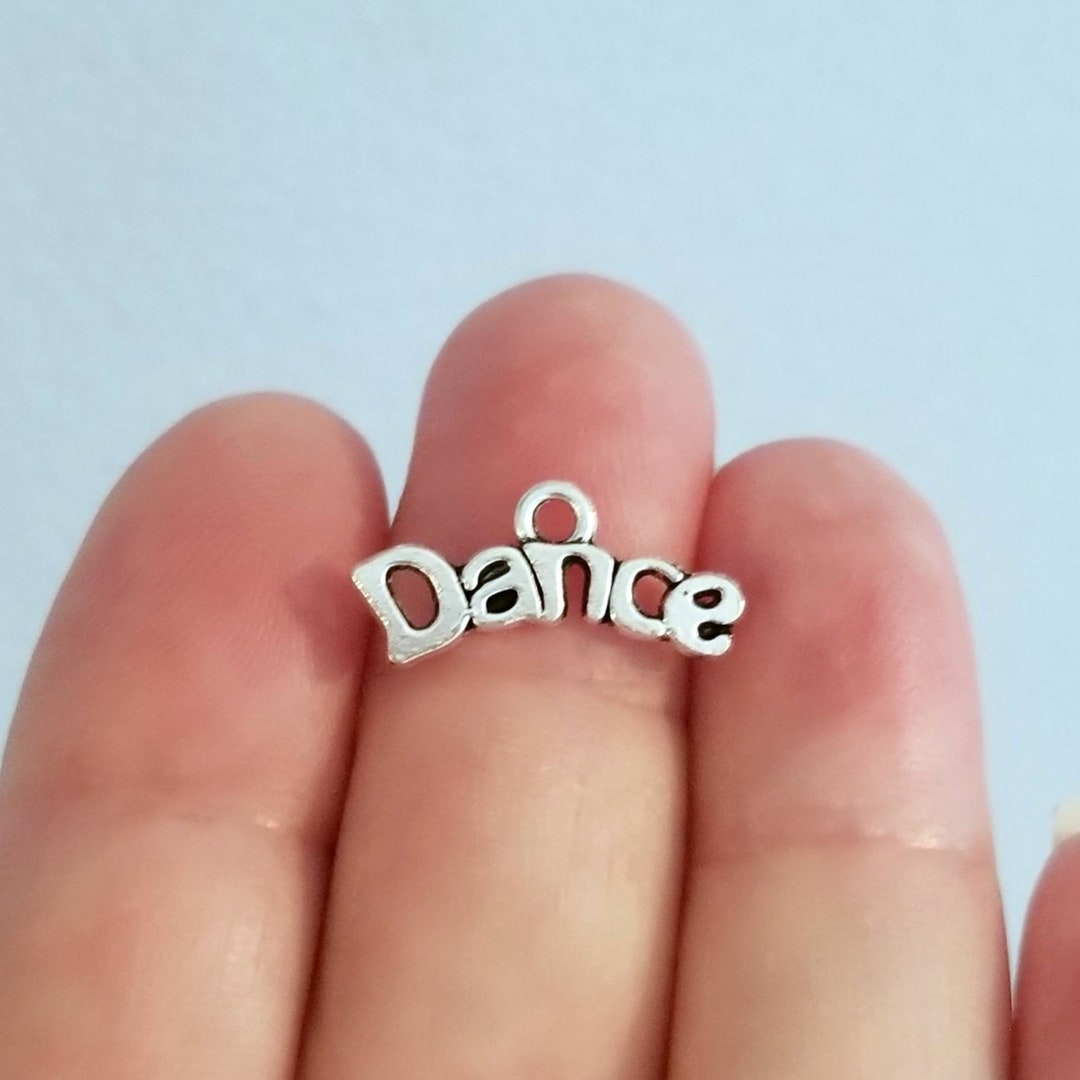 10 Dance Charms Message Charms Dancing Charms Dancer Charms Jewelry ...