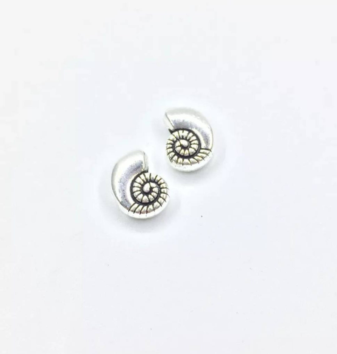 Nautilus Spacer Beads Seashell Beads Beach Beads Nautical Charms Beach ...