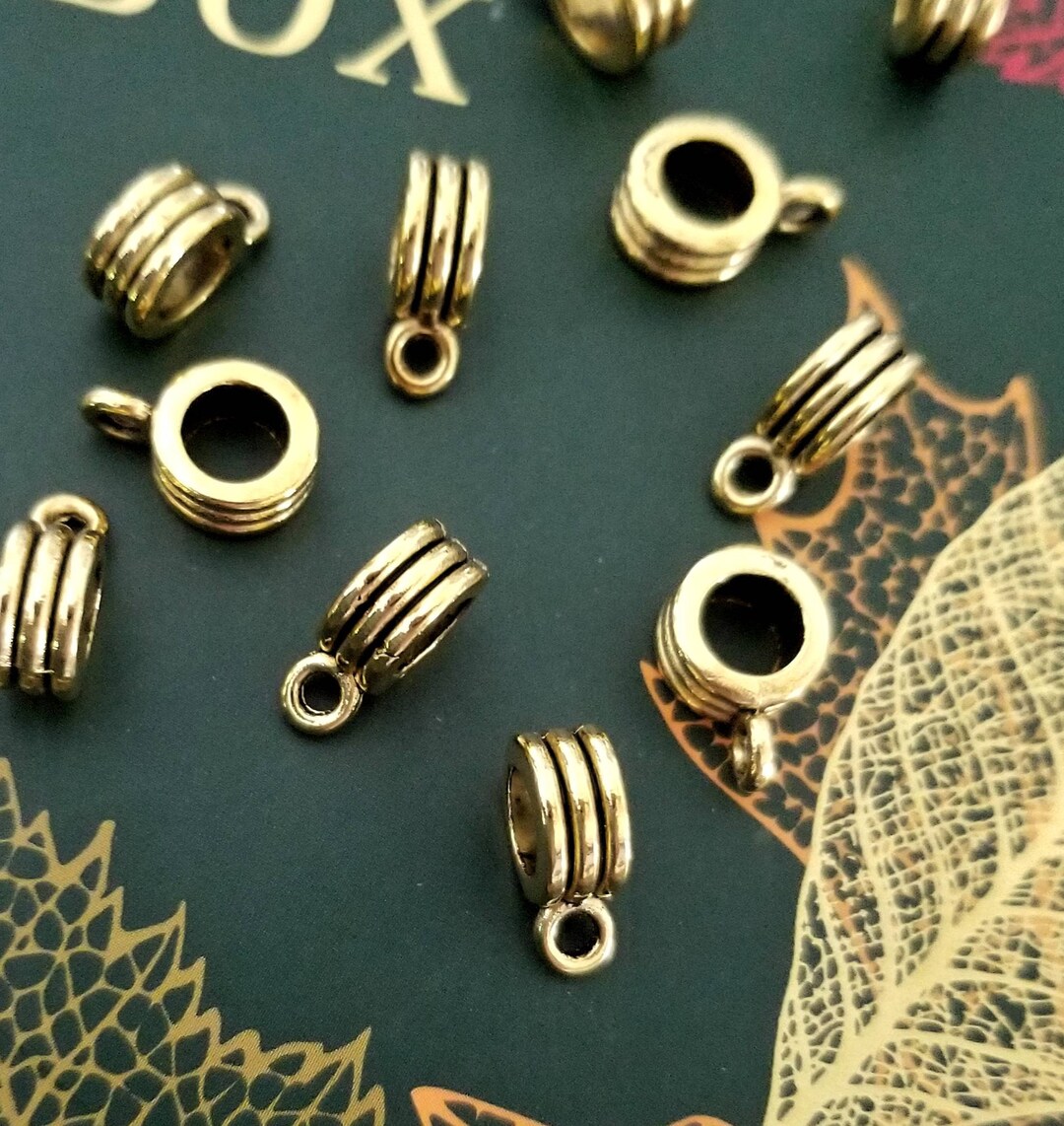 Gorgeous Antique Gold Bails Well Crafted Bracelet Bails Beads ...