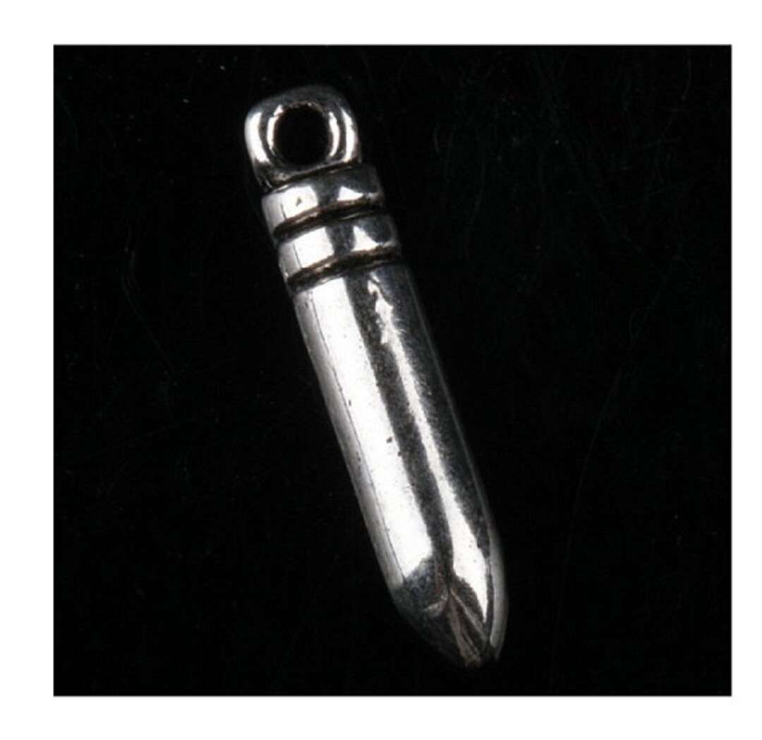 Silver Bullet Charms Ammo Pendants Ready for Werewolf Season Halloween ...