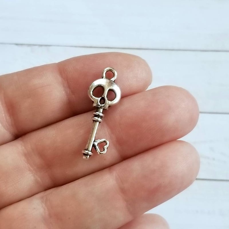 Small Key Charms - Etsy