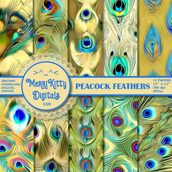 Peacock Papers - Etsy