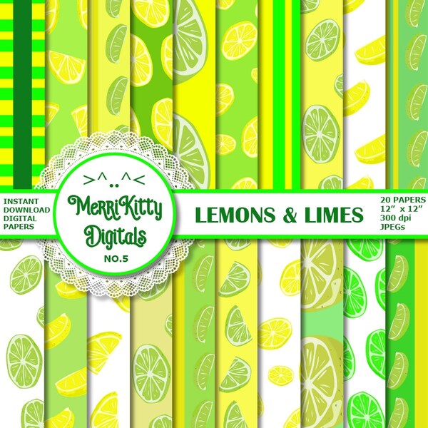 Lemons and Limes - Etsy