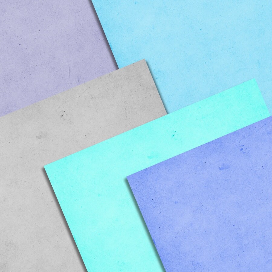 Antique Blue Textured Digital Papers INSTANT Download Vintage Digital ...