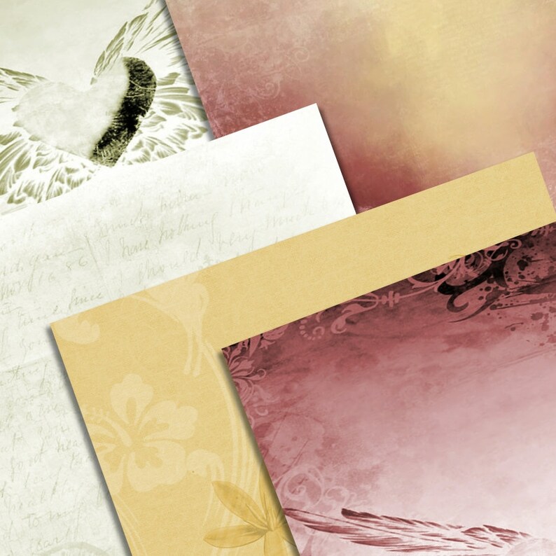 Soft & Mellow Digital Papers Instant Download Digital Scrapbook Pack ...